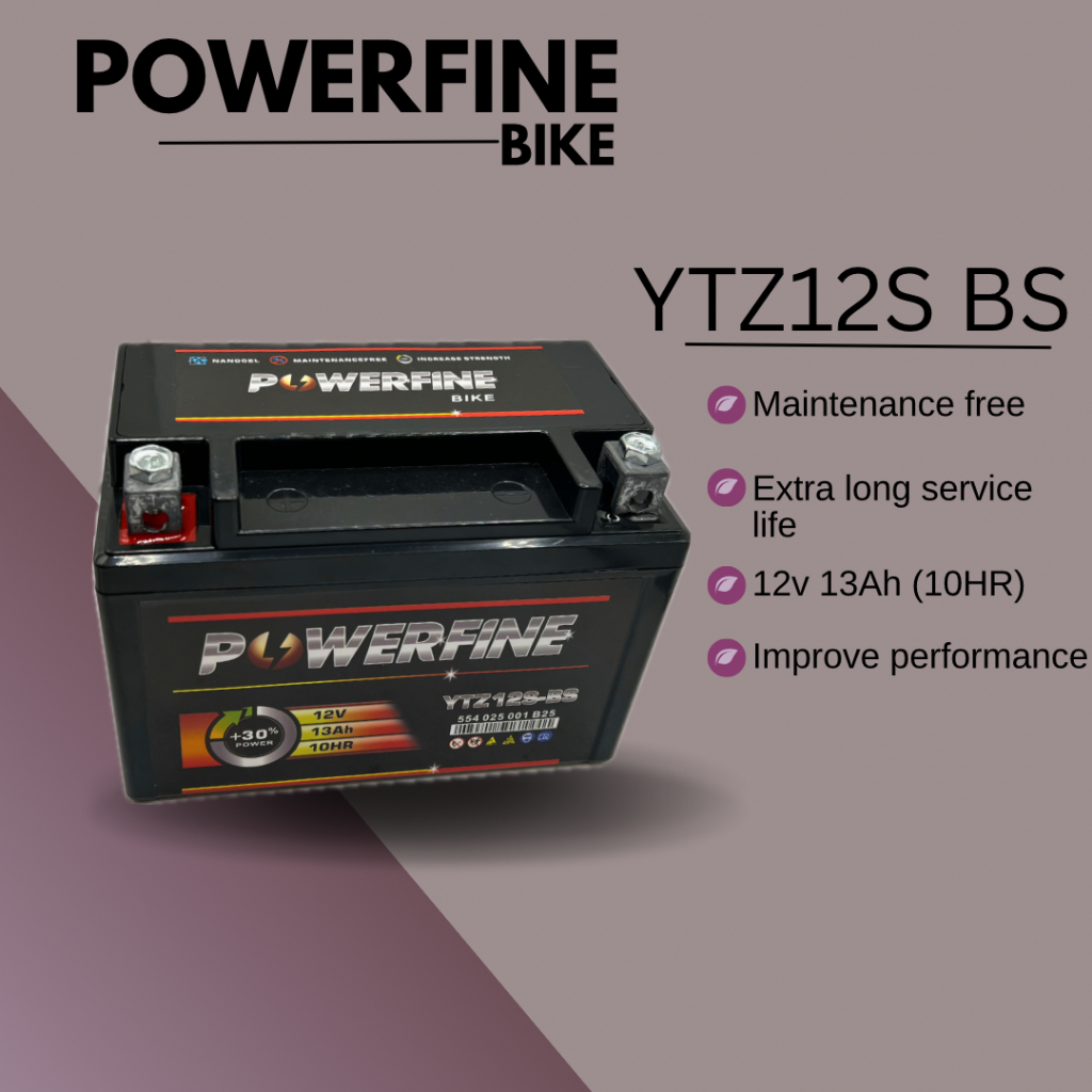 YTZ12S YTZ12 POWERFINE BATTERY R1200 F700GS X-ADV KTM Adventure ...