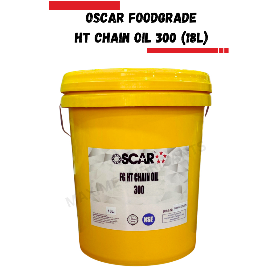 [Halal Certified] - Oscar Food Grade HT Chain Oil 300 (18L / 4L) - UK ...