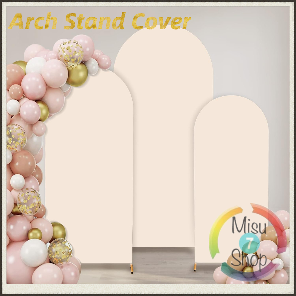 Wedding Arch Backdrop Cover 6/6.6/7.2ft Fabric Arch Backdrop Cover ...