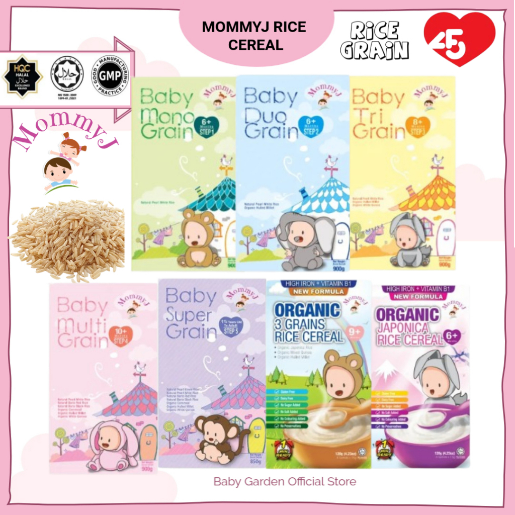 [HALAL] MommyJ / Mommy J Baby Organic Beras Step 1-5 Organic Natural ...