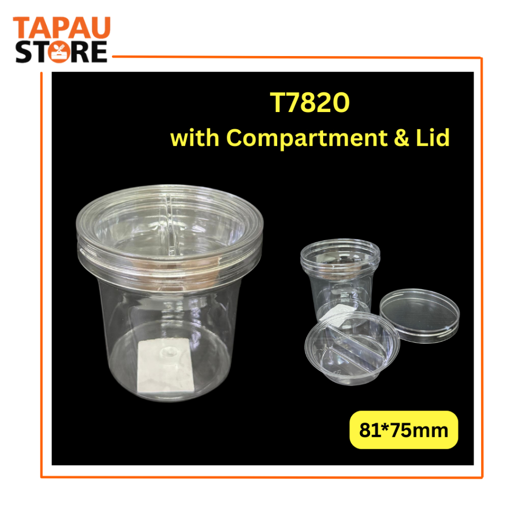 (READY STOCK) Food Grade Transparent Plastic Disposable Dessert / Cake ...