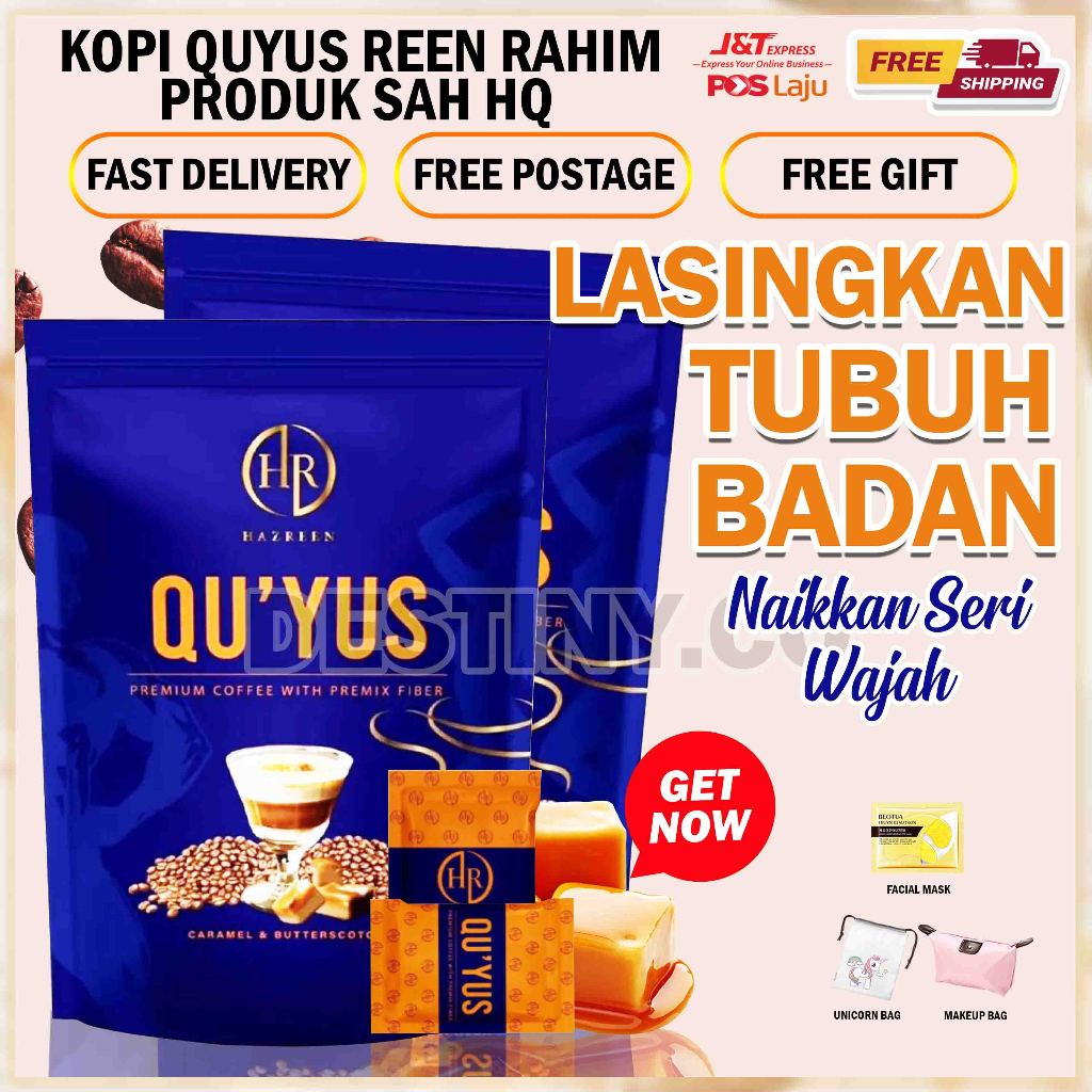 KOPI QUYUS BY REEN RAHIM HAZREEN QU'YUS COFFEE FREE GIFT ORIGINAL HQ ...
