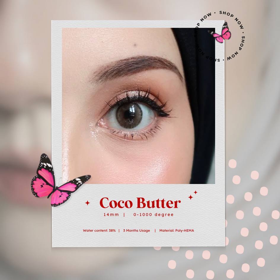 TemyLens Soft contact Lenses ( Coco Butter ) | Shopee Malaysia