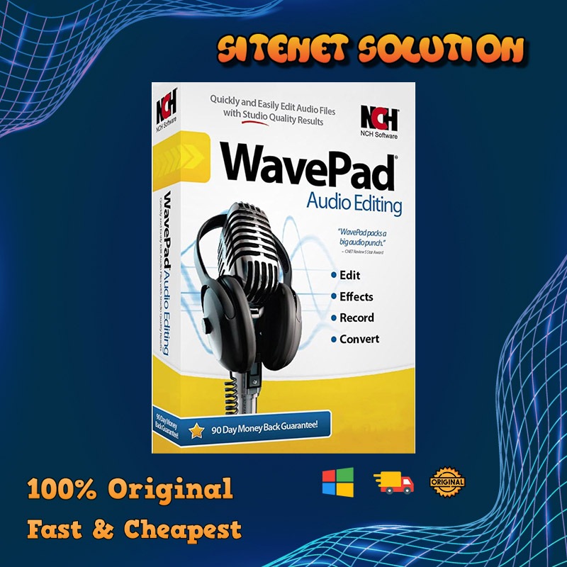 WavePad Audio Editor 2025 + License Code [Windows][Lifetime] | Shopee ...