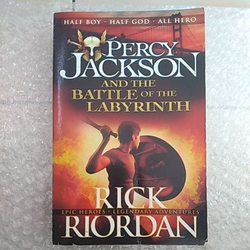 (used book) percy jackson and the battle of the labyrinth (rick riordan ...