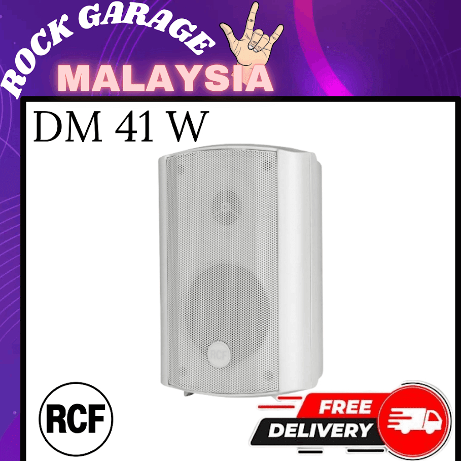 RCF DM 41 TWO-WAY COMPACT SPEAKER - WHITE / BLACK ( DM41 / DM-41 ) | Shopee Malaysia