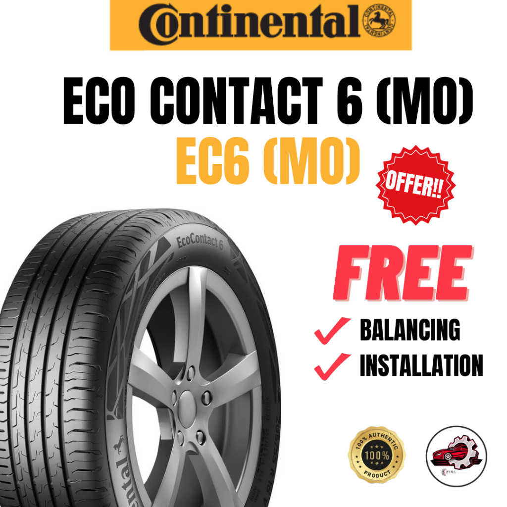 CONTINENTAL ECO CONTACT EC6 (MO ) (YEAR 2023) (OFFER!!) | Shopee Malaysia
