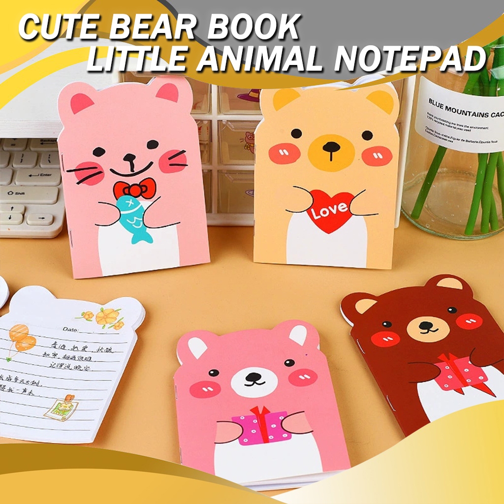 A6 Mini Notebook Cute Cartoon Design Kawaii Shaped Portable Notebook ...