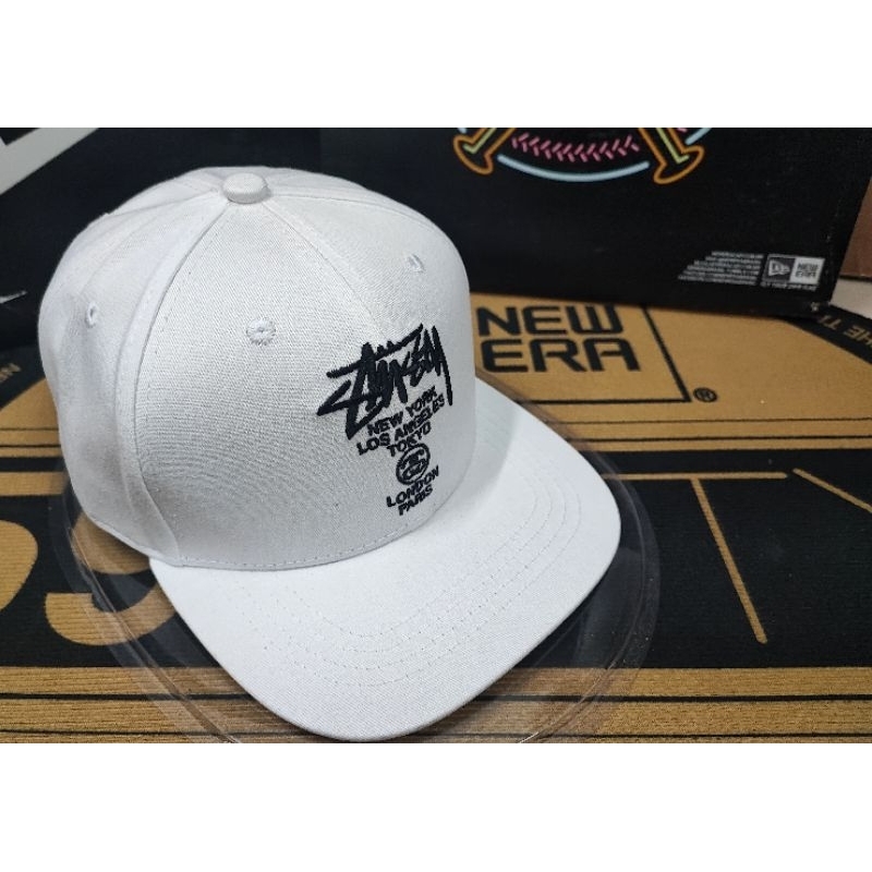 Ready stock Topi Snapback hat Cap Stussy Putih | Shopee Malaysia