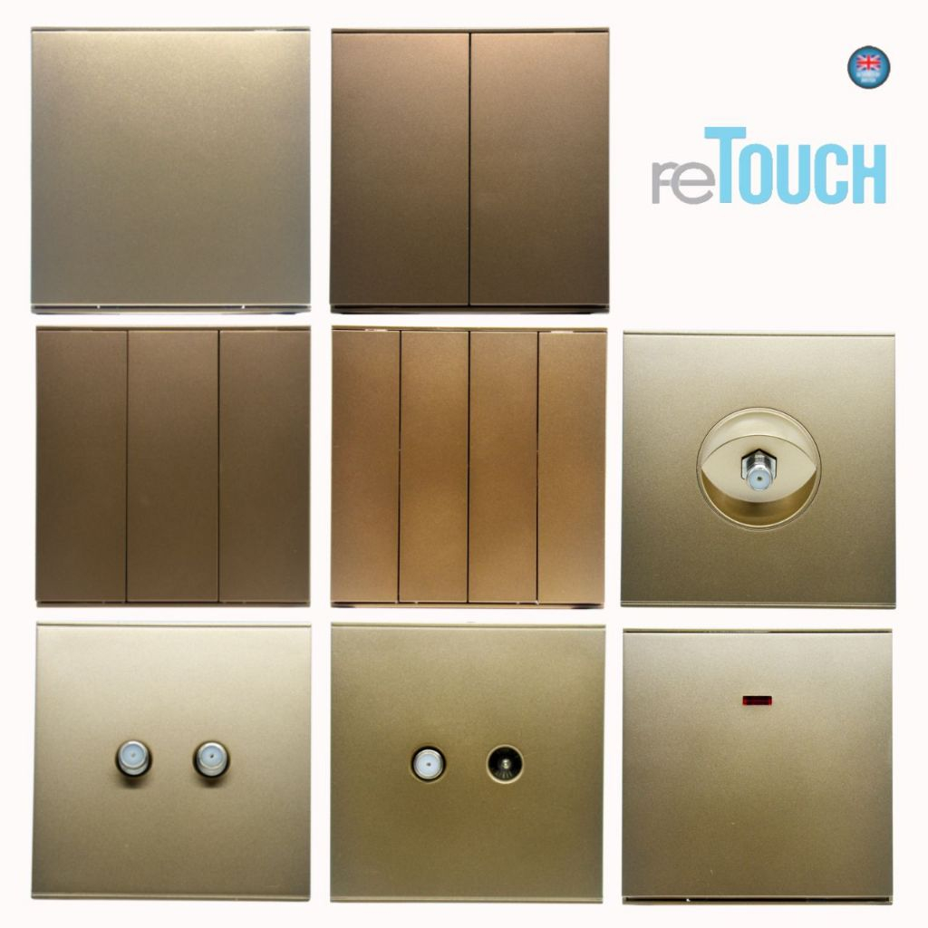 [reTouch] ELEGANCE SENSE'S SWITCHES CHAMPAGNE SERIES | Shopee Malaysia