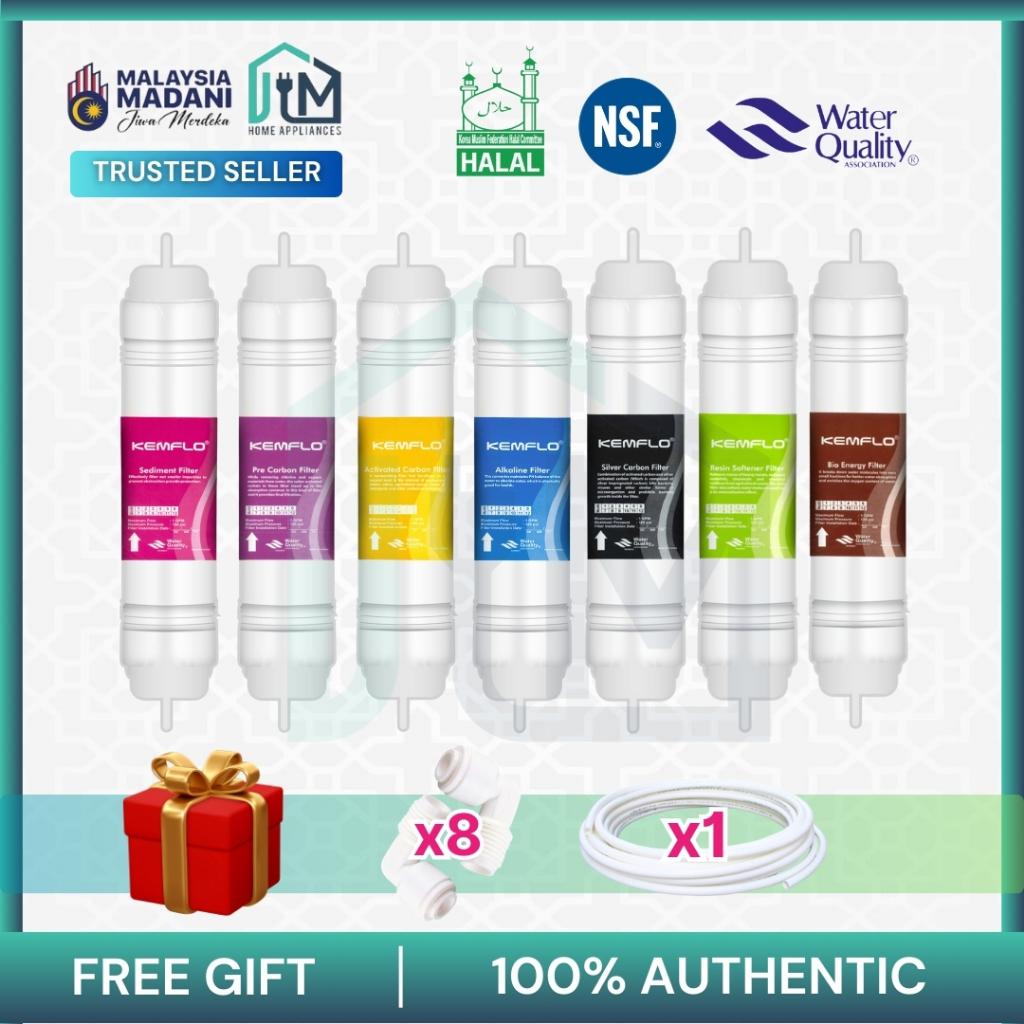 KEMFLO 10 INCH WATER FILTER SYSTEM - ADVANCED FILTRATION & REMOVES ...