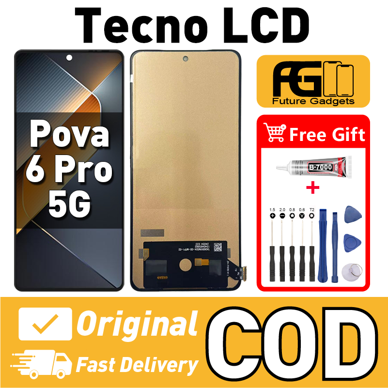 LCD TECNO Pova 6 Pro 5G LI9 Compatible For ORIGINAL LCD Skrin Touch ...