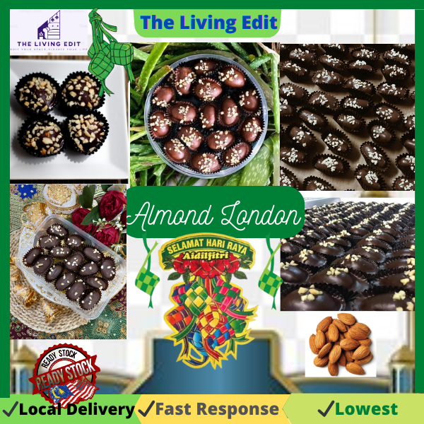 2025 Almond London Biskut Raya Premium Ready stock Raya Cookies Hari ...