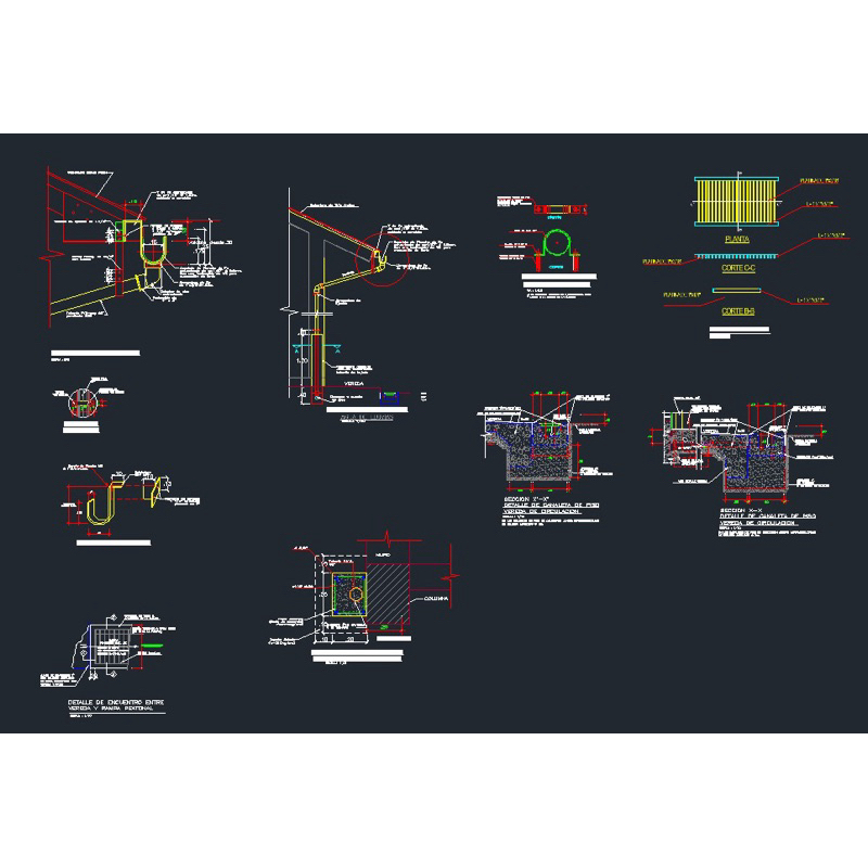 Gutter Details Autocad Drawing Files | Shopee Malaysia