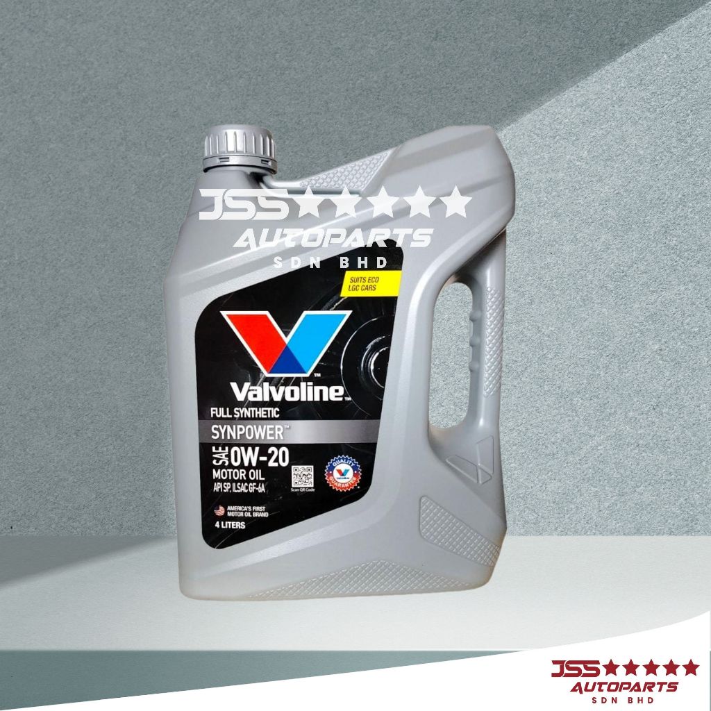 VALVOLINE SYNPOWER FULLY SYNTHETIC 0W20 API SP ENGINE OIL | Shopee Malaysia