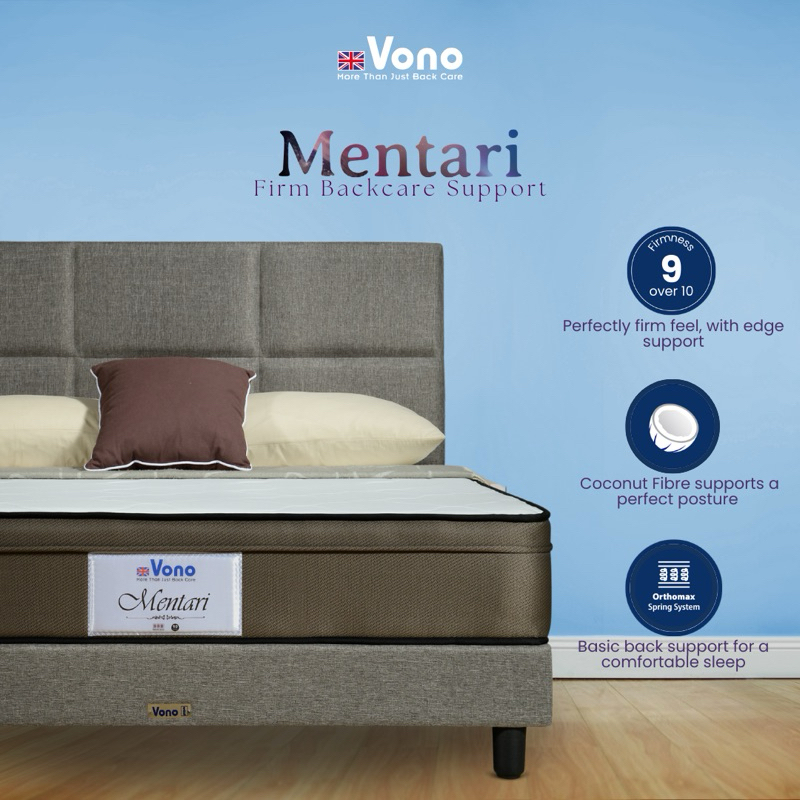 Vono Mentari Mattress (Tilam Vono) | Coconut Fibre | 10 Years Warranty ...