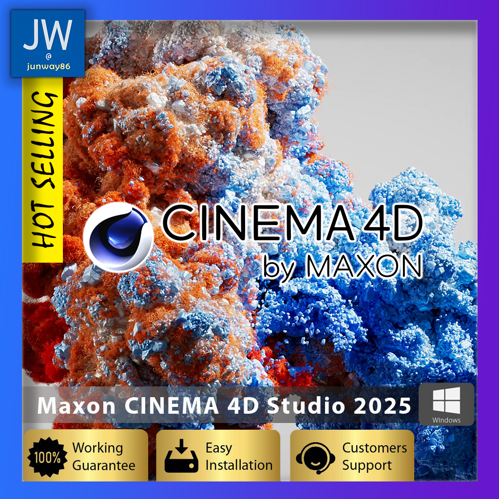 Maxon CINEMA 4D Studio 2025 Feb 2025 Update & V-ray 6 with Installation ...