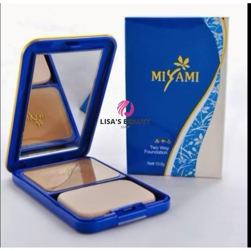 MIYAMI COMPACT POWDER 100% ORIGINAL COSWAY TWO WAY FOUNDATION MIYAMI ...