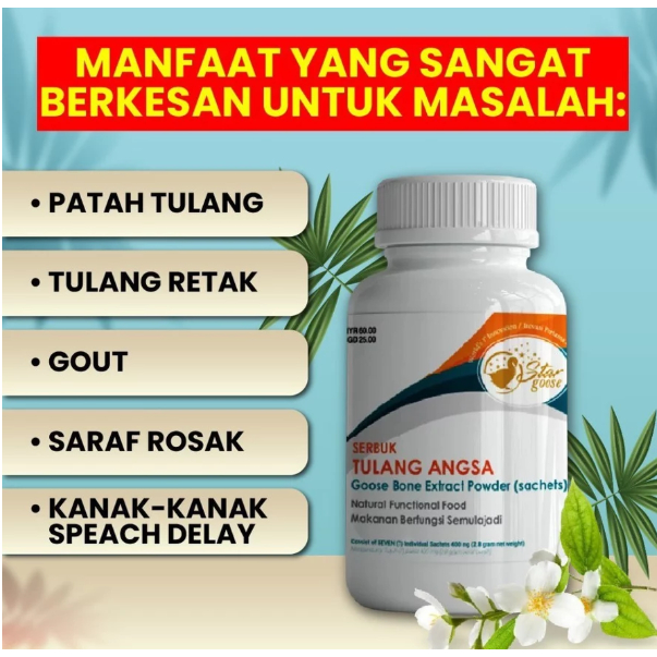 Serbuk Tulang Angsa (Goose Bone Extract Powder) | Shopee Malaysia
