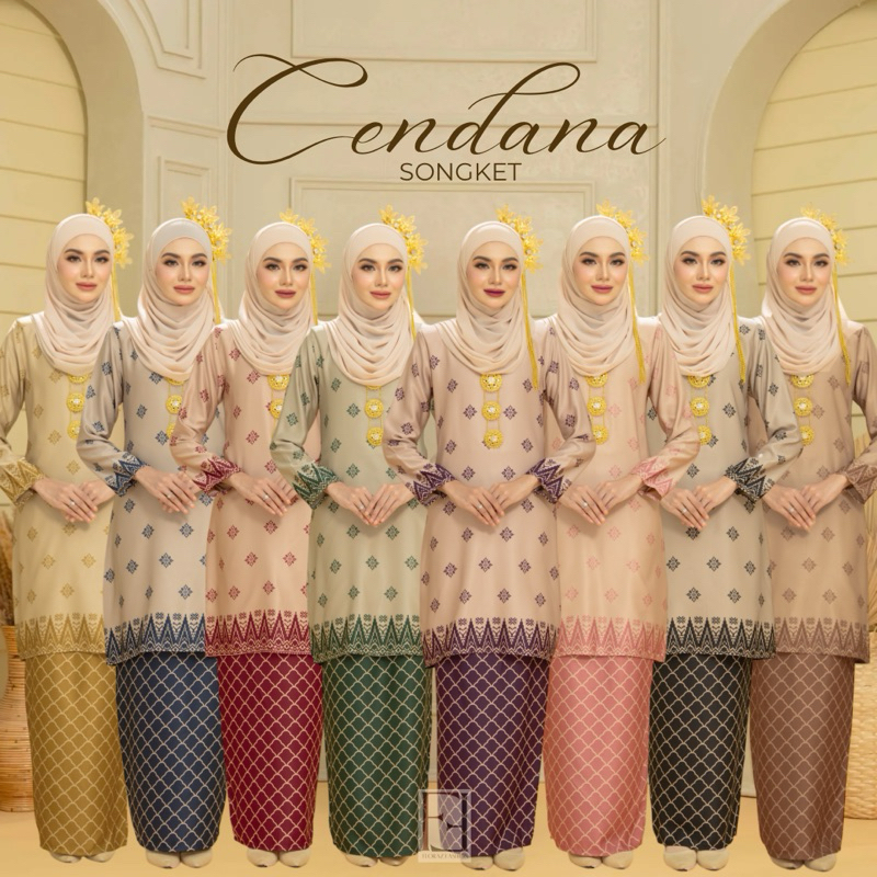 CENDANA SONGKET kurung- Design Raya 2025 (high premium printed ...