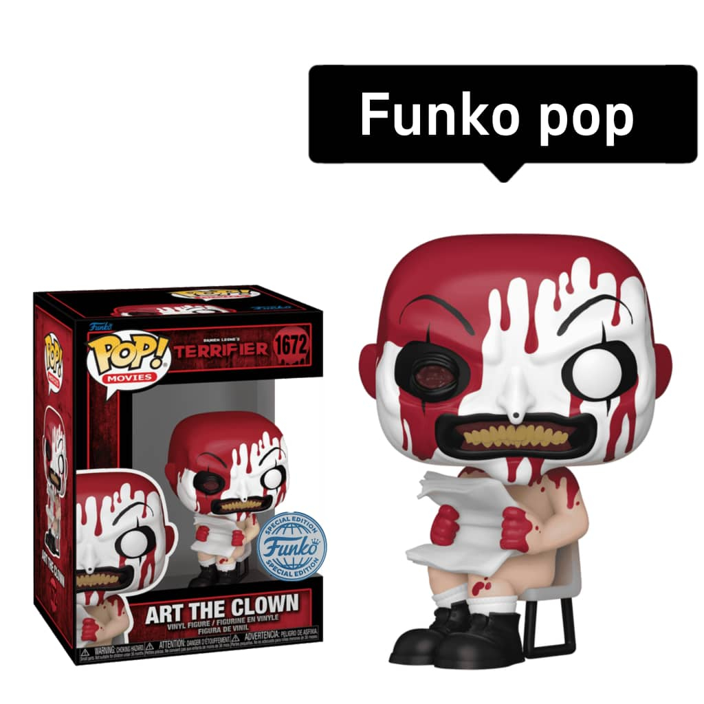 Original Funko Pop! Movies Terrifier 1672 Art The Clown Special Edition ...