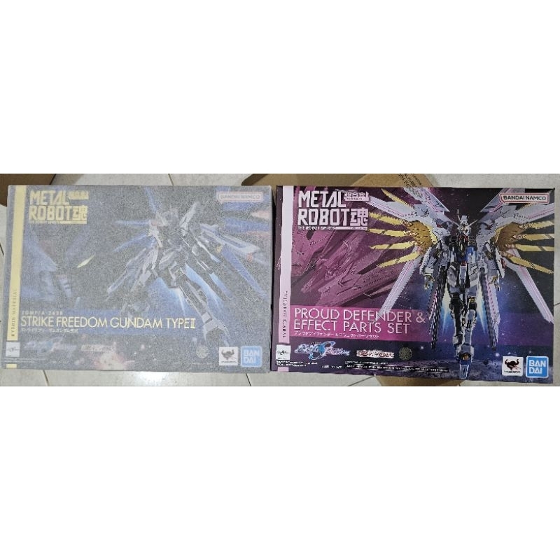 metal robot spirit strike freedom typeII & proud defender (ready stock ...
