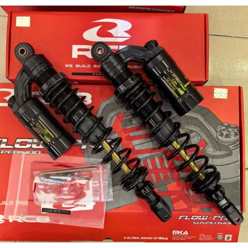 RCB RACING BOY ABSORBER NEW MODEL FLOW PRO ADV150 ADV160 395MM FLOW-PRO ...
