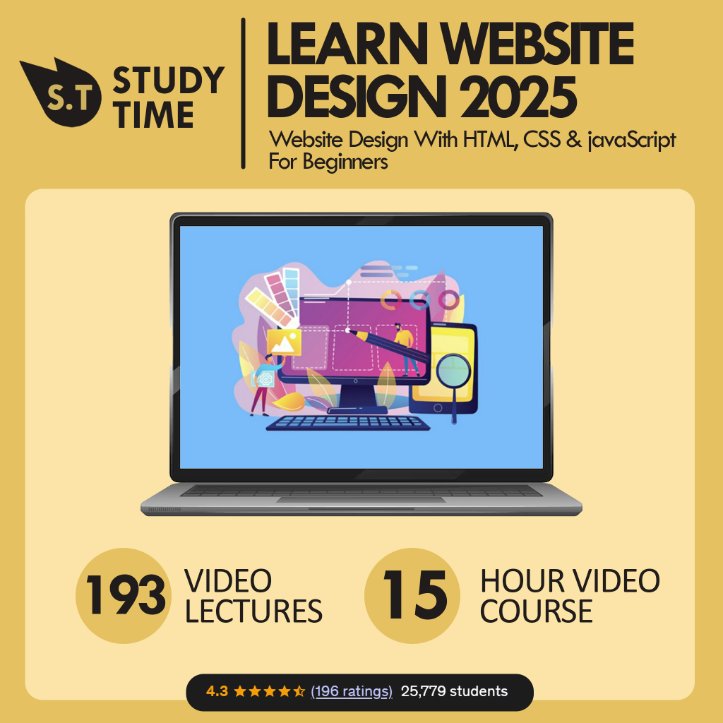 [Video Course] Website Design With HTML, CSS And JavaScript For Beginners | Shopee Malaysia