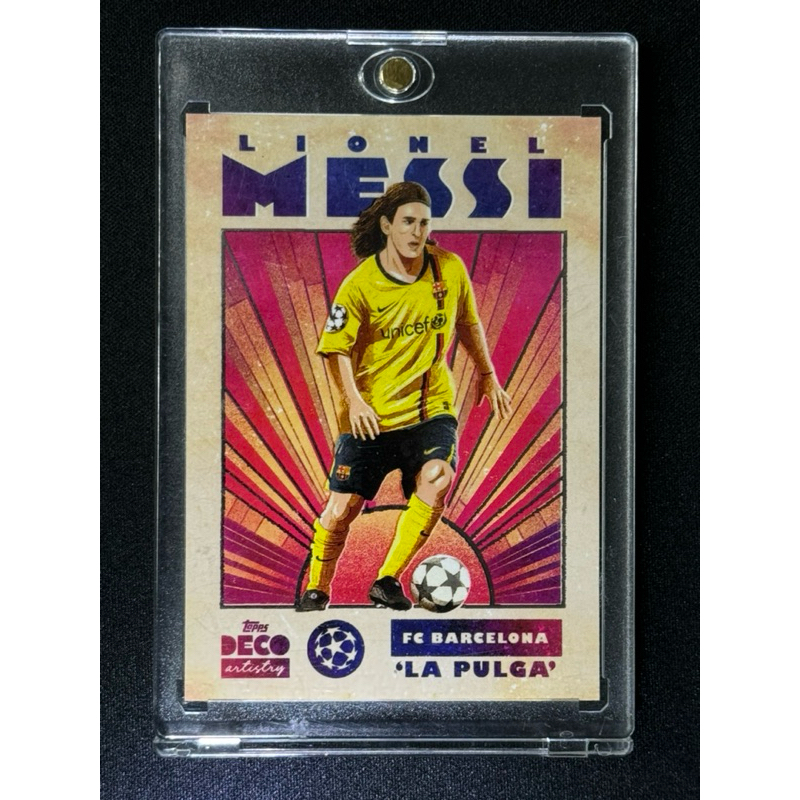 TOPPS DECO ARTISTRY - LIONEL MESSI “La Pulga “ FC BARCELONA | Shopee ...