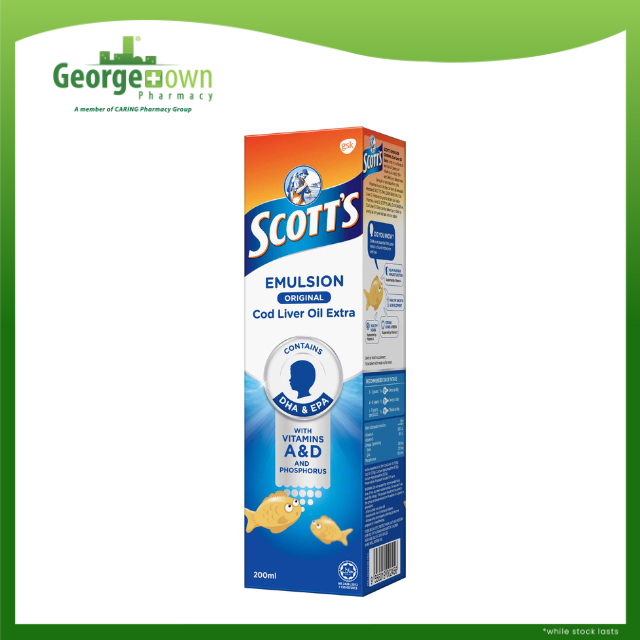 SCOTTS EMULSION ORIGINAL REGULAR 200ML | Shopee Malaysia