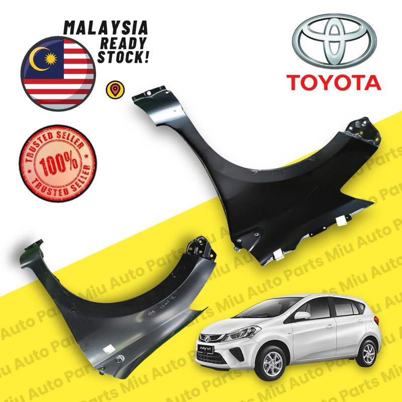 PERODUA MYVI 2018 FRONT FENDER WITHOUT HOLE | Shopee Malaysia