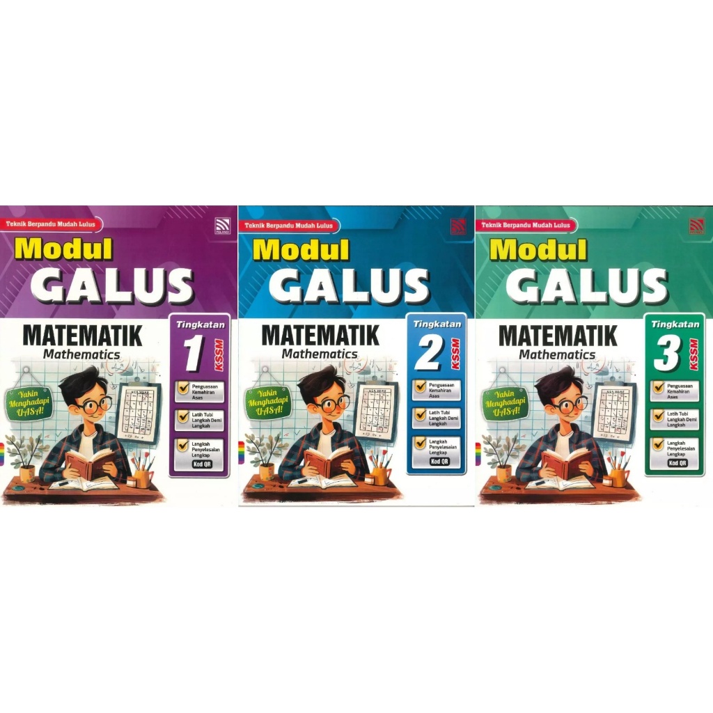 [NEW 2025] PELANGI MODUL GALUS KSSM MATEMATIK/MATHEMATICS (DWI) TINGKATAN 1 - 3 | Shopee Malaysia