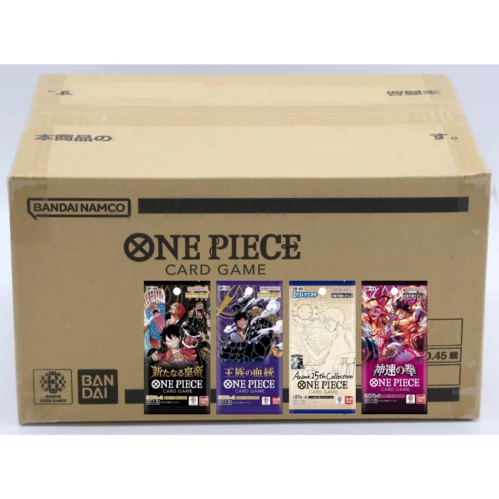 One Piece TCG OP09 / OP10 / OP11 / EB02 Japan Version [ 1 CARTON = 12 ...
