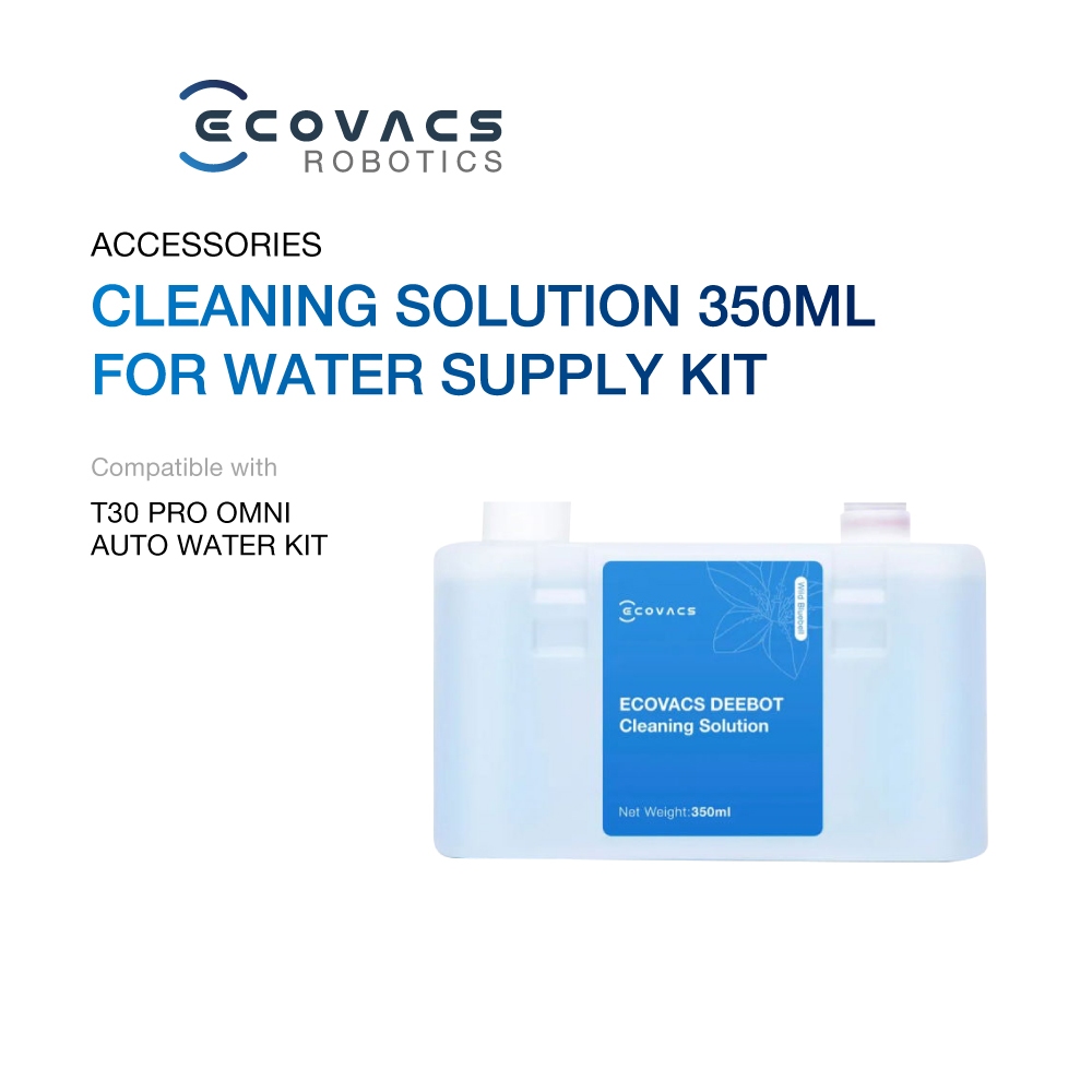Ecovacs DEEBOT T30 Series Cleaning Solution (350ML) for Smart Water Kit ...