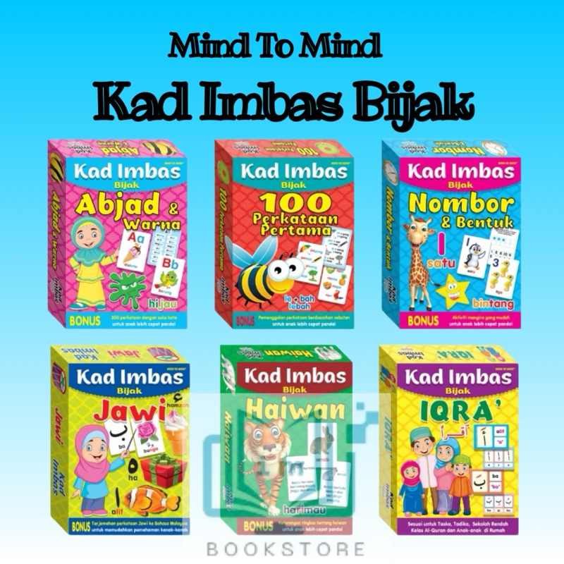 Mind To Mind • Flash Card Kad Imbas Bijak Bahasa Melayu • 32 Kad (12.5 ...