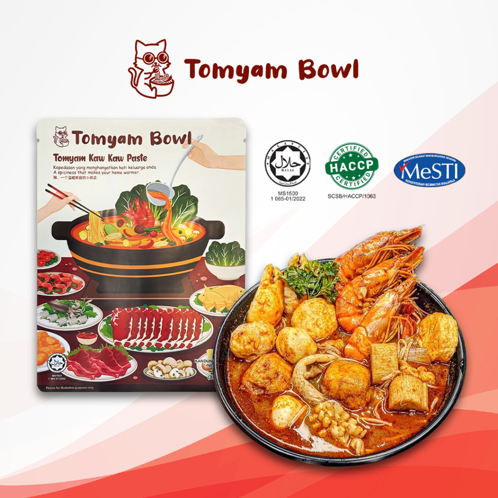 [HALAL] Pes Tomyam / Tomyam Paste - 【Tomyam Bowl】 （Use for Steamboat ...