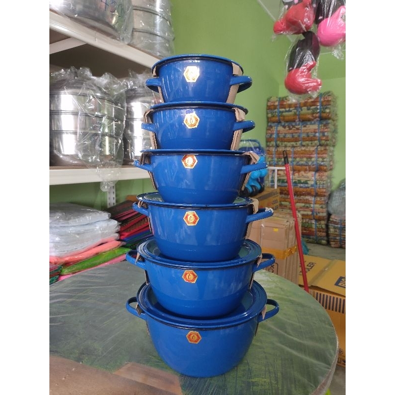 PERIUK KLASIK AYANG/PERIUK ENAMEL SAIZ 16cm-26cm | Shopee Malaysia