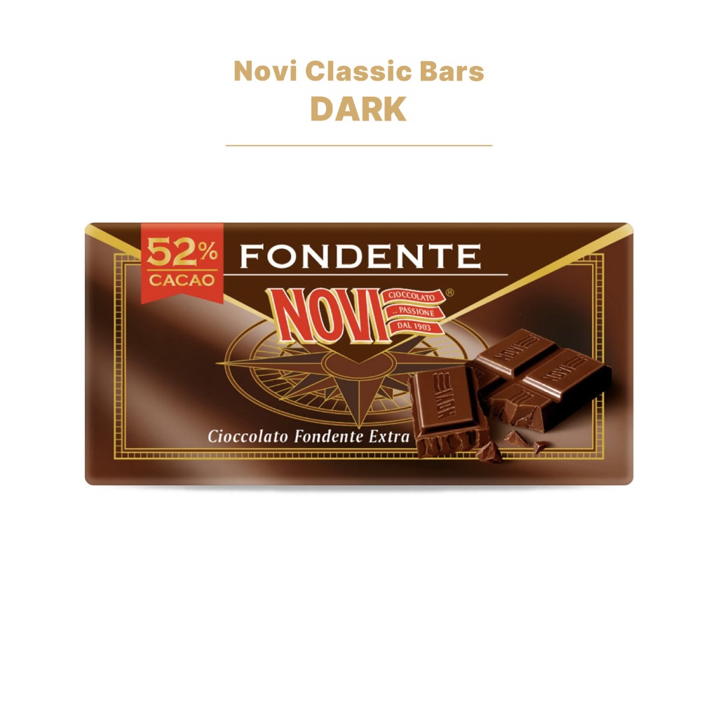 NOVI Classic Bar - Dark 100g x 3 packs (100Gx3=300G) | Shopee Malaysia