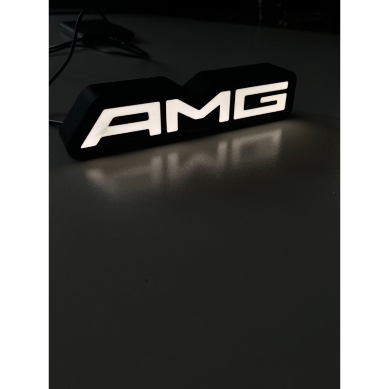 AMG LIGHTBOX | 3D PRINTED | CUSTOM NAME LIGHTBOX | Shopee Malaysia