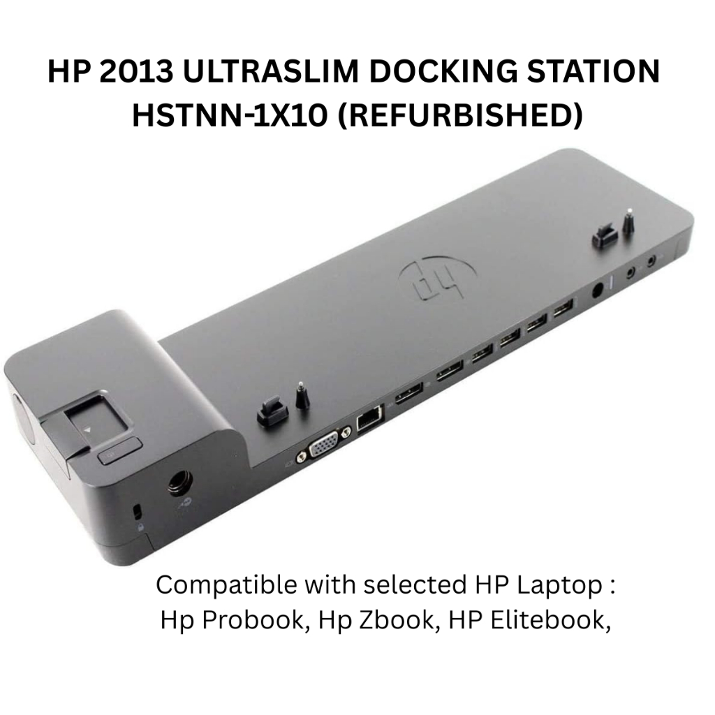 HP Ultra Slim Dock 2013 Docking Station HSTNN-1X10 for Hp Probook ...