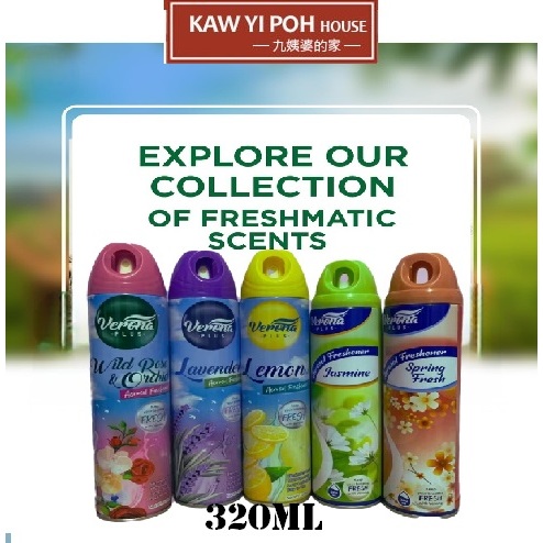 Verona Plus Aerosol Air Freshener Spray 320ml Pewangi Rumah Pewangi ...