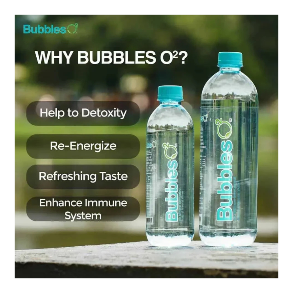BUBBLES O2 (425ml) (OXYGENATED MINERAL WATER) AIR MINERAL SEMULAJADI ...