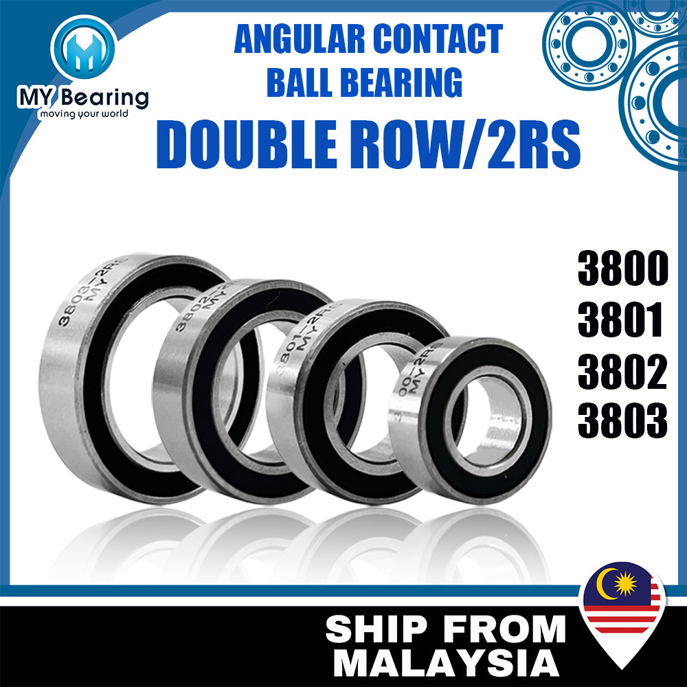 🚴 Malaysia Angular Contact Ball Bearing 3800 3801 3802 3803 Rubber ...