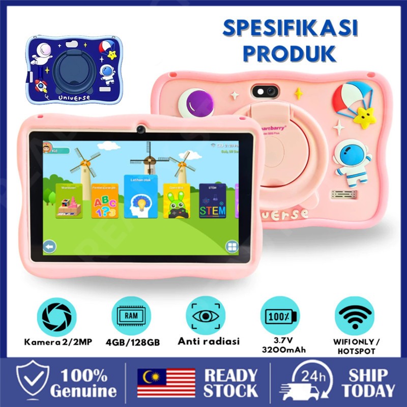 【STOCK】Laptop Mainan Budak Tablet for Kids Education Tablet Kids ...