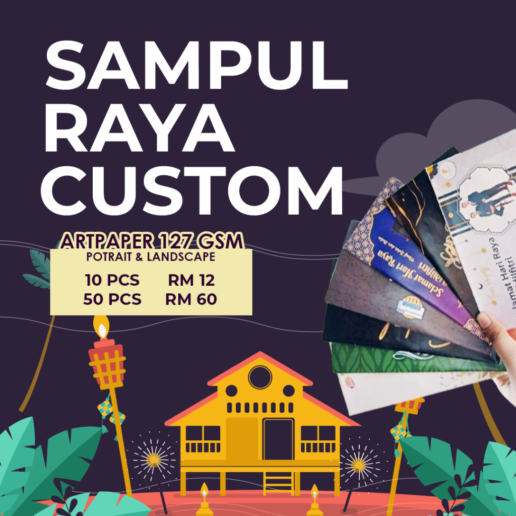 ORDER CLOSED !! SAMPUL RAYA CUSTOM | CUSTOM DESIGN | FREE DESIGN ...