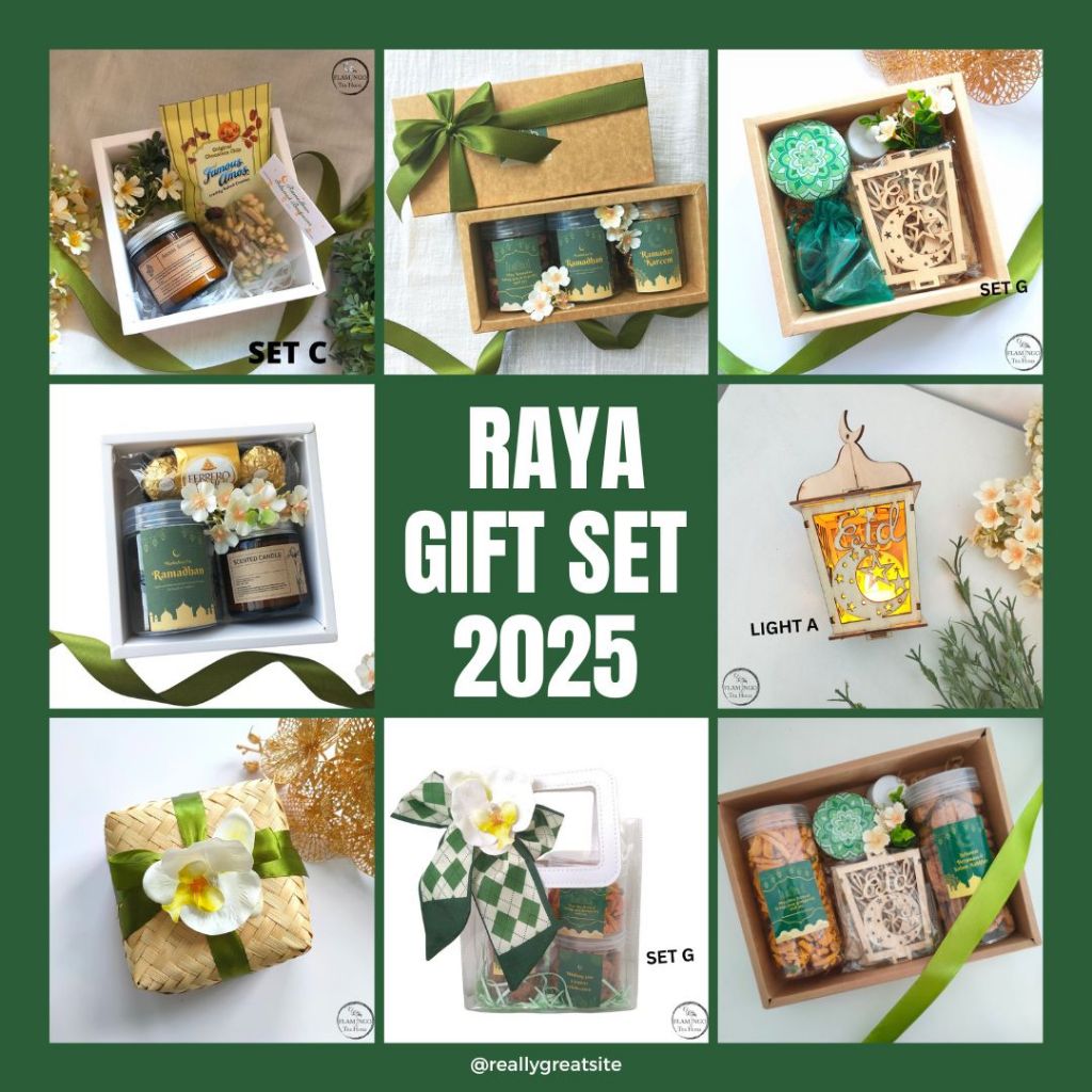 Sets Hadiah Raya/Ramadan 2025, Kurma Gift, Raya/Ramadan Gift, Gift Set ...