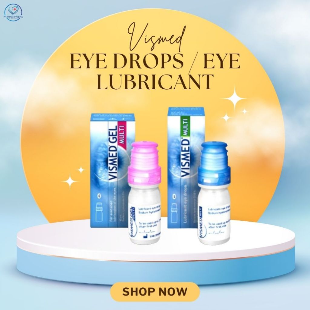 VISMED MULTI EYE DROPS 10ML / VISMED MULTI GEL 10ML | Shopee Malaysia