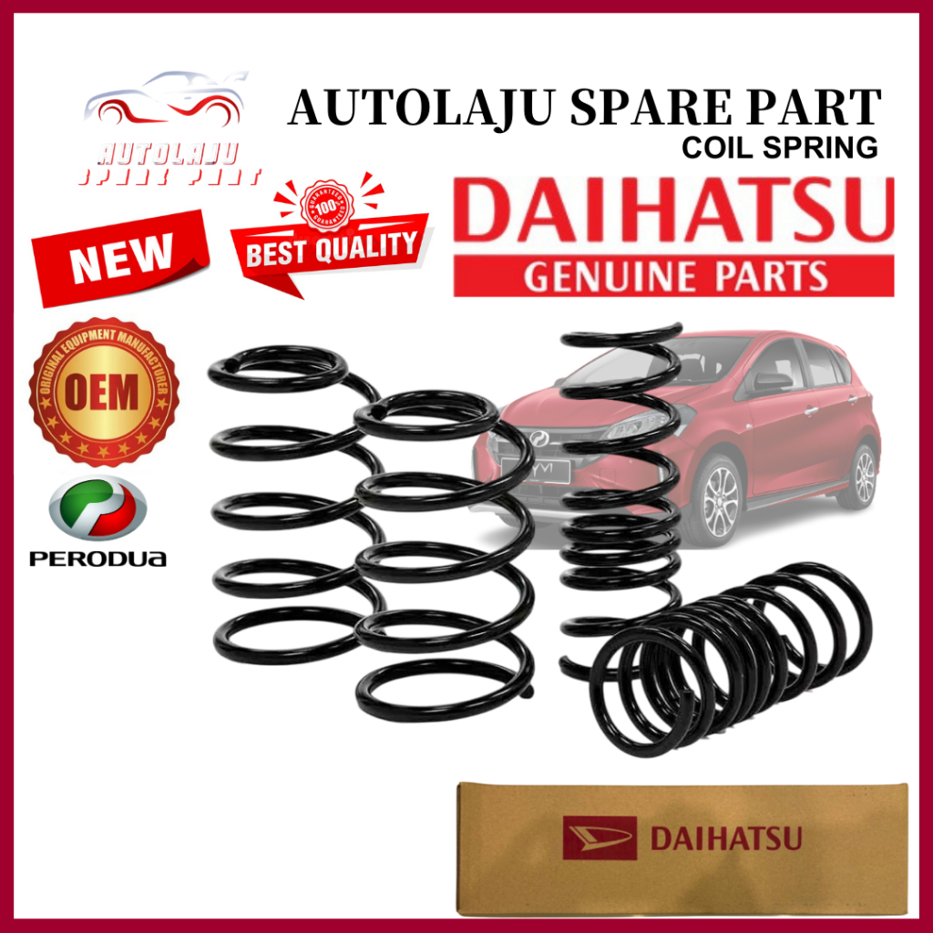 PERODUA MYVI GEN3 MG3 D20N M800 (2018-2024) STANDARD COIL SPRING ...