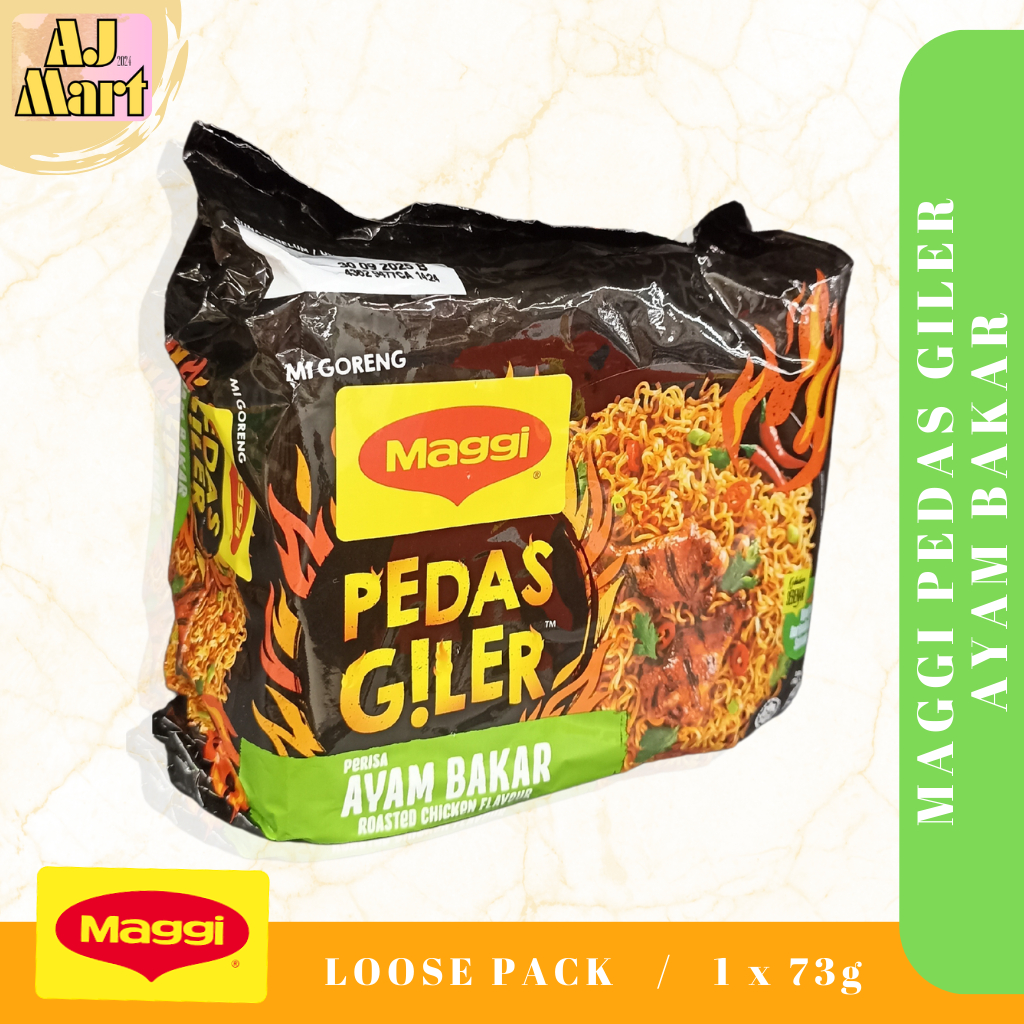 MAGGI Pedas Giler Ayam Bakar 1x73g (Loose Pack) | Shopee Malaysia