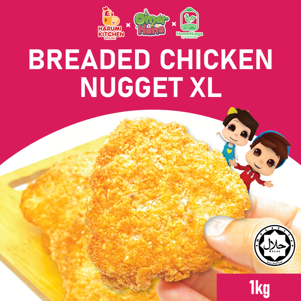 Breaded Chicken Nugget XL (1kg) Harumi x Omar Hana | Shopee Malaysia